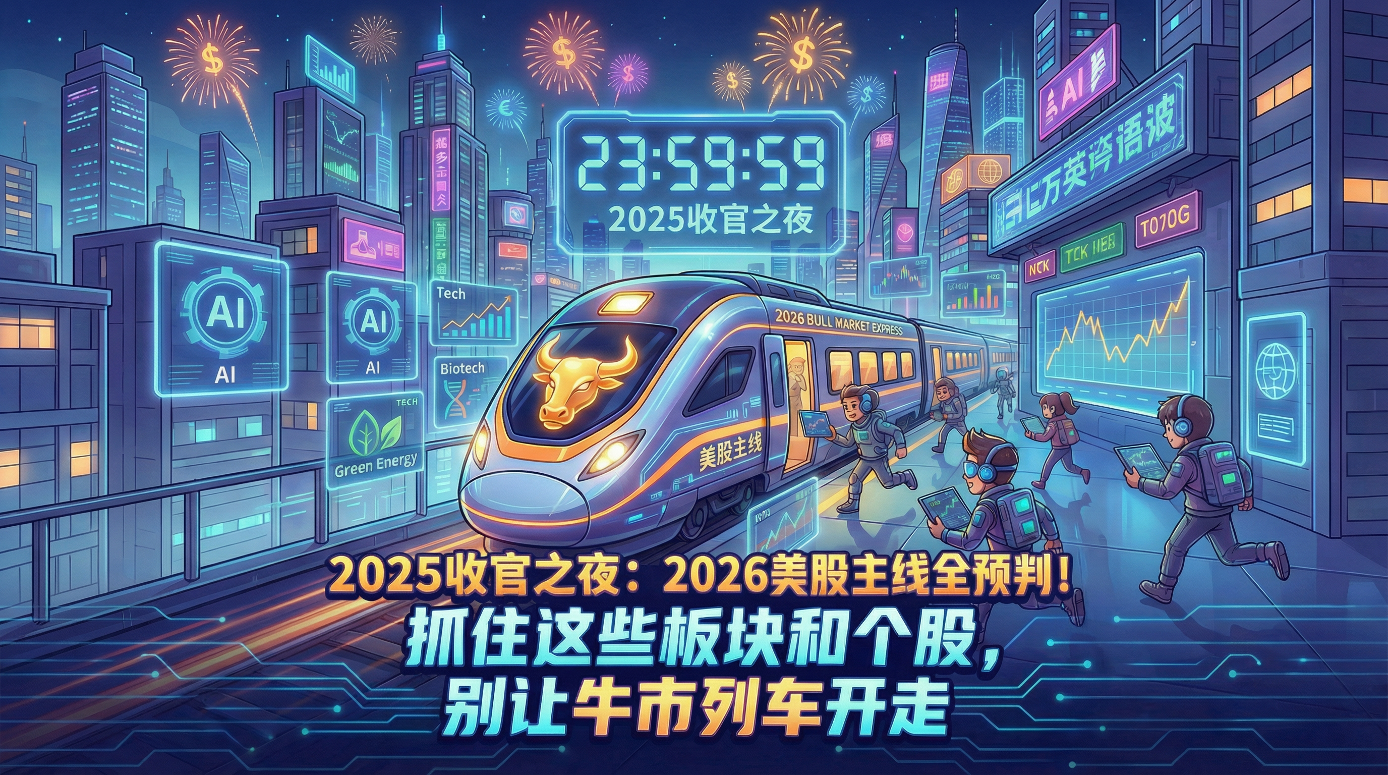 2025收官之夜：2026美股主線全預判！抓住這些板塊和個股，別讓牛市列車開走 - moomoo 社區