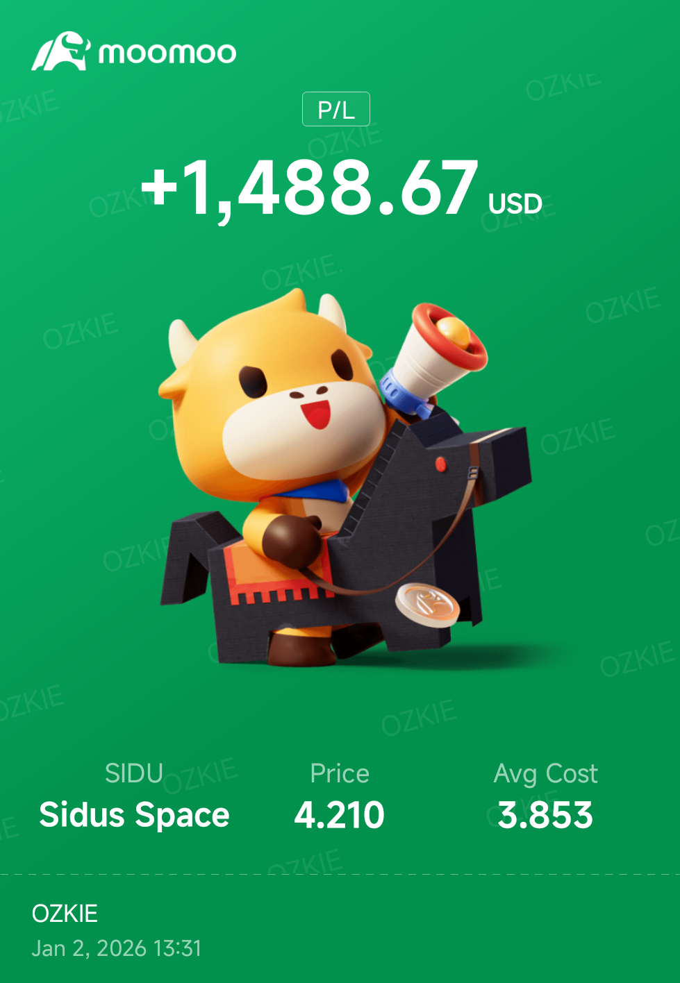 2026年的第一筆交易 - moomoo 社區