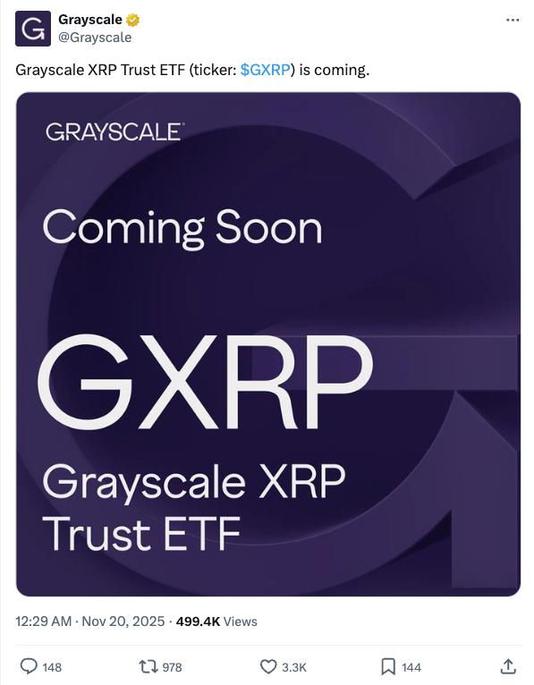 $Dogecoin (DOGE.CC)$ ETF + $Bitwise XRP ETF (XRP.US)$ launc... - moomoo ...