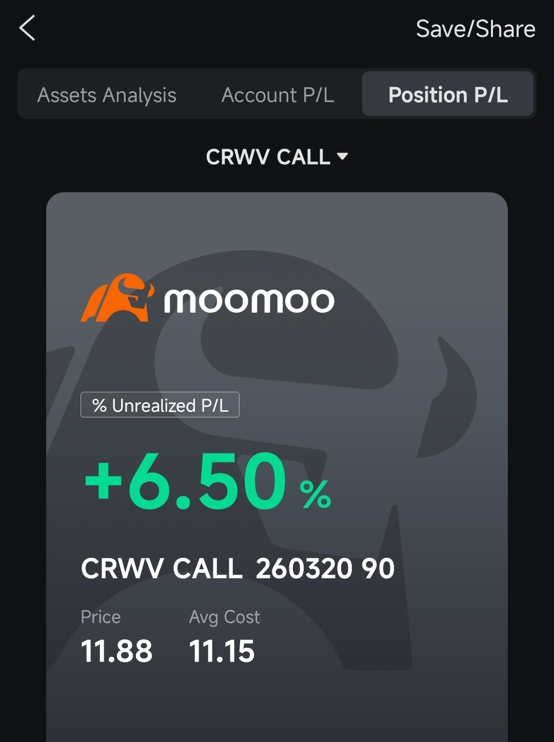 $CRWV 260320 90.00C$ everyone's acting as if there's no prof ...