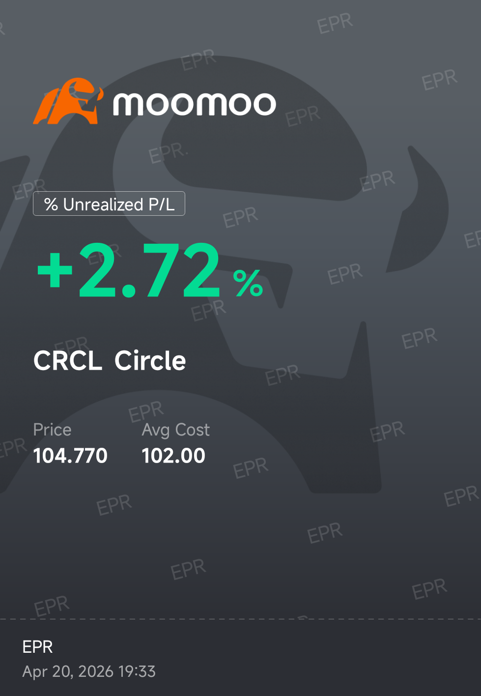 my very first trade, still learning - moomoo Community