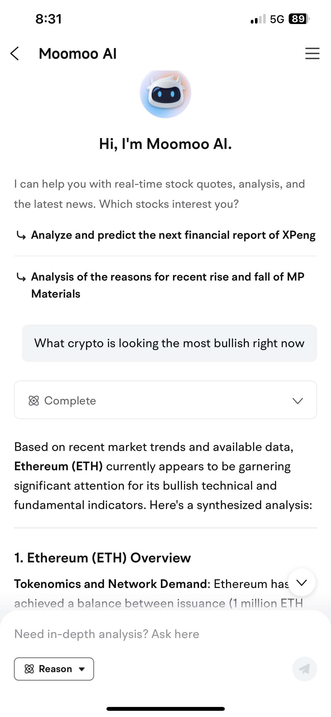 手作業で行うよりも迅速にデータを分析するためにmoomoo AIを活用しています。 - moomooコミュニティ