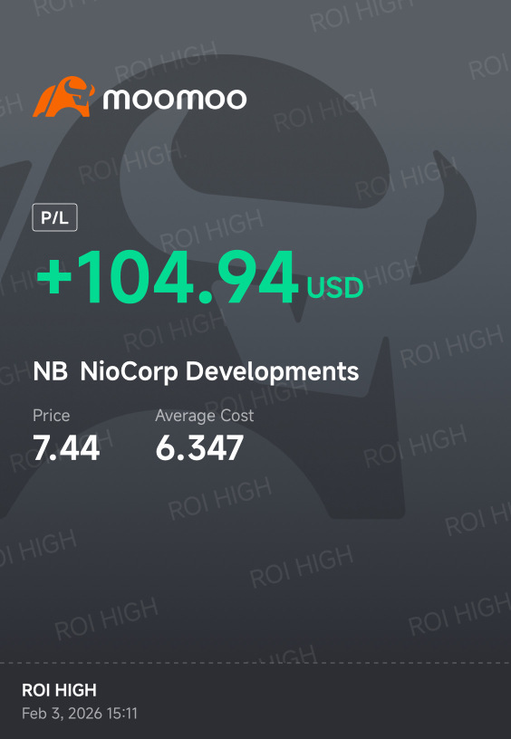 NioCorp Developments (NB) Stock Forum and Discussion - moomoo